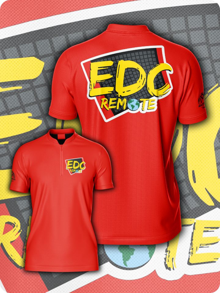 EDC Red, Black & Gray: Dart Apparel by EDC Remote x MPD